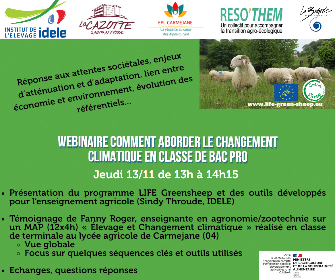 Webinaire] Comment aborder le changement climatique en classe de Bac pro